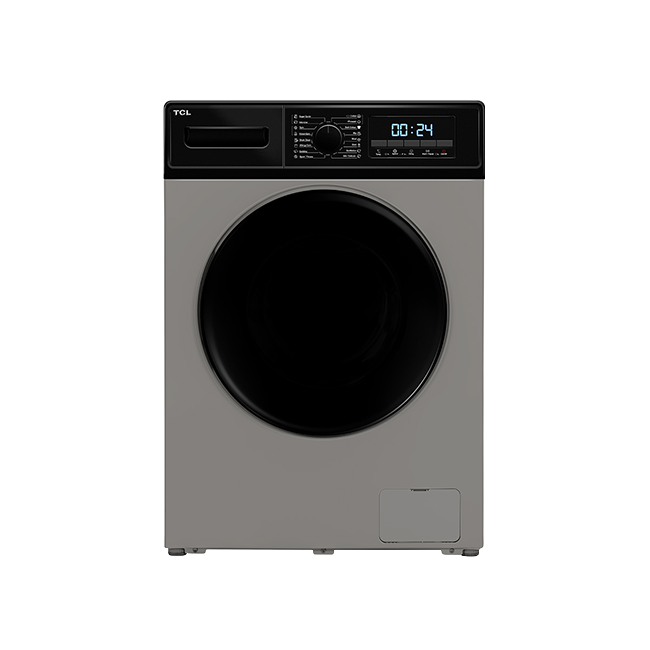 ماشین لباسشویی تی سی ال مدل G72-BS ظرفیت 7 کیلوگرم نقره ای - تی سی ال