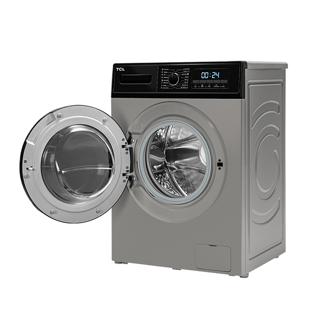ماشین لباسشویی تی سی ال مدل G72-BS ظرفیت 7 کیلوگرم نقره ای - تی سی ال
